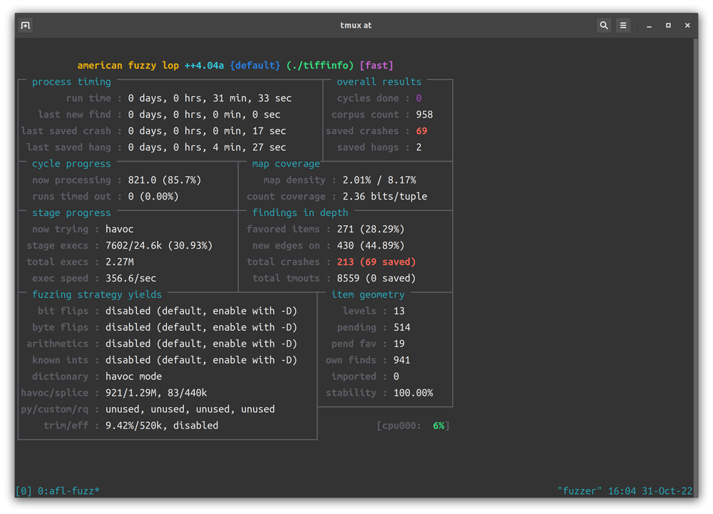 Fuzzing101-4：LibTIFF