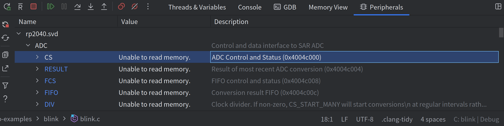RP2040 学习笔记（一）：环境搭建 & 点灯