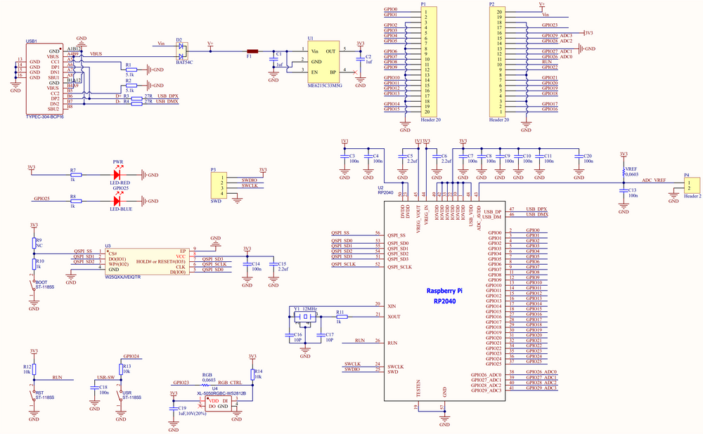 RP2040 学习笔记（八）：PCB 设计