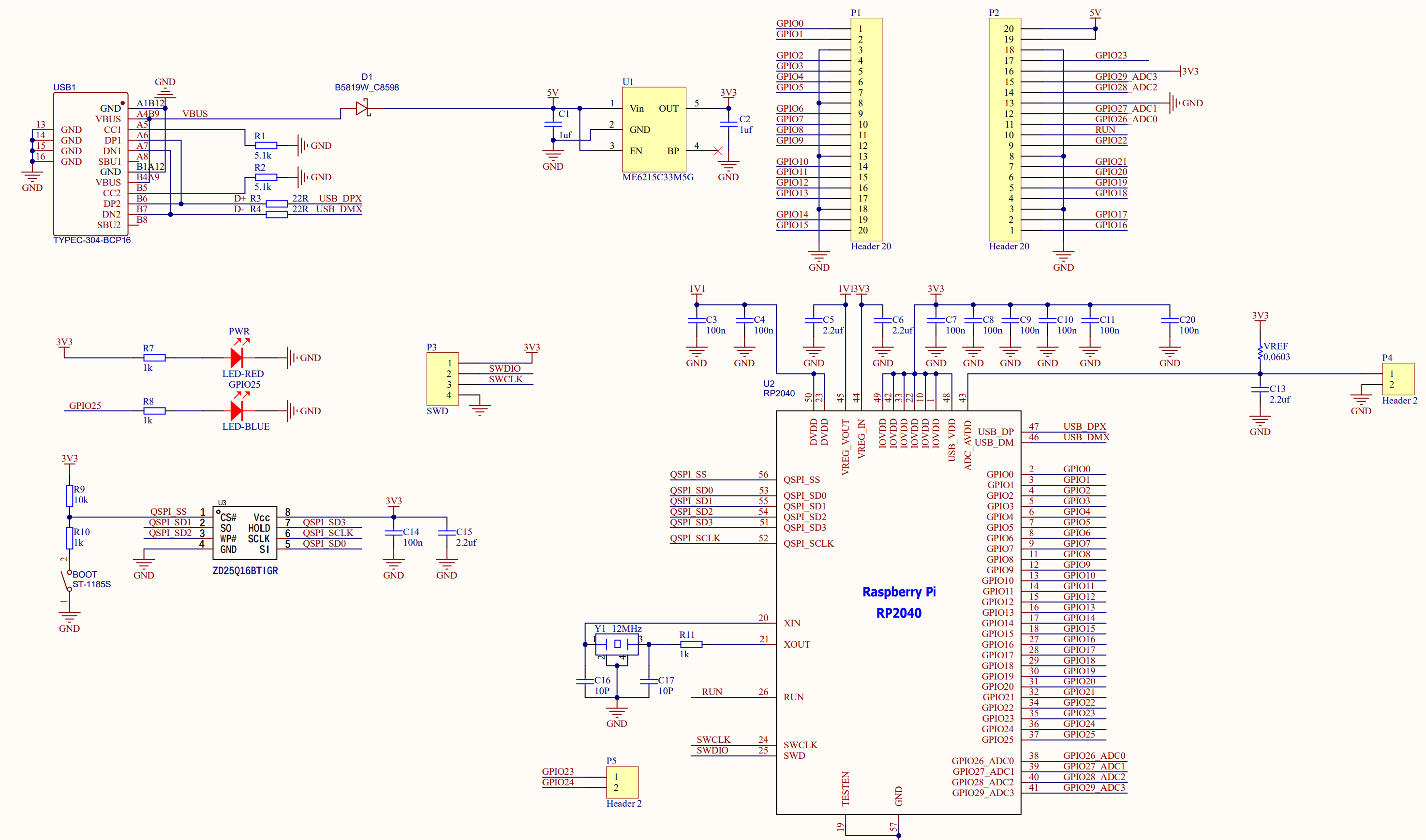 RP2040 学习笔记（八）：PCB 设计